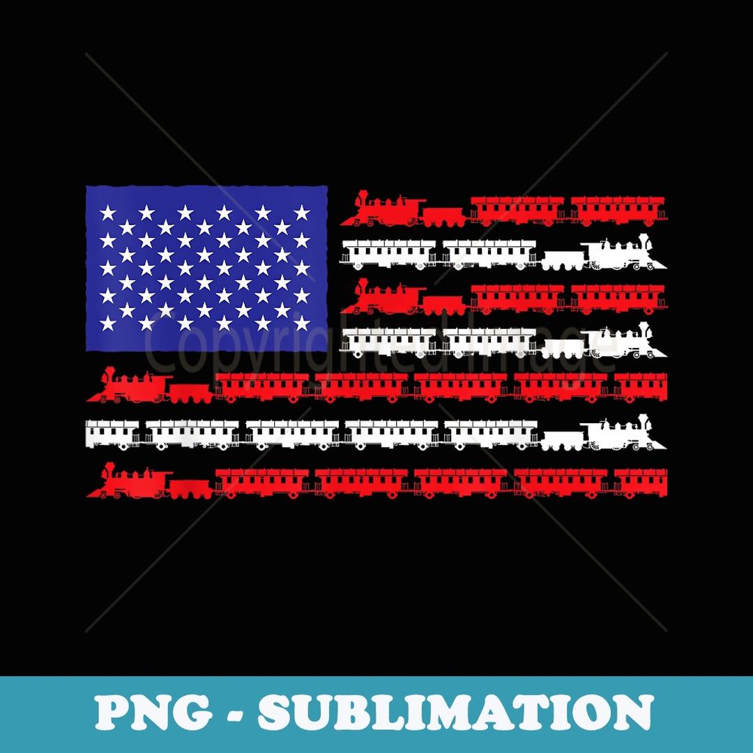 US Flag ho scale trains model railroad lover - Premium Subli | Inspire ...