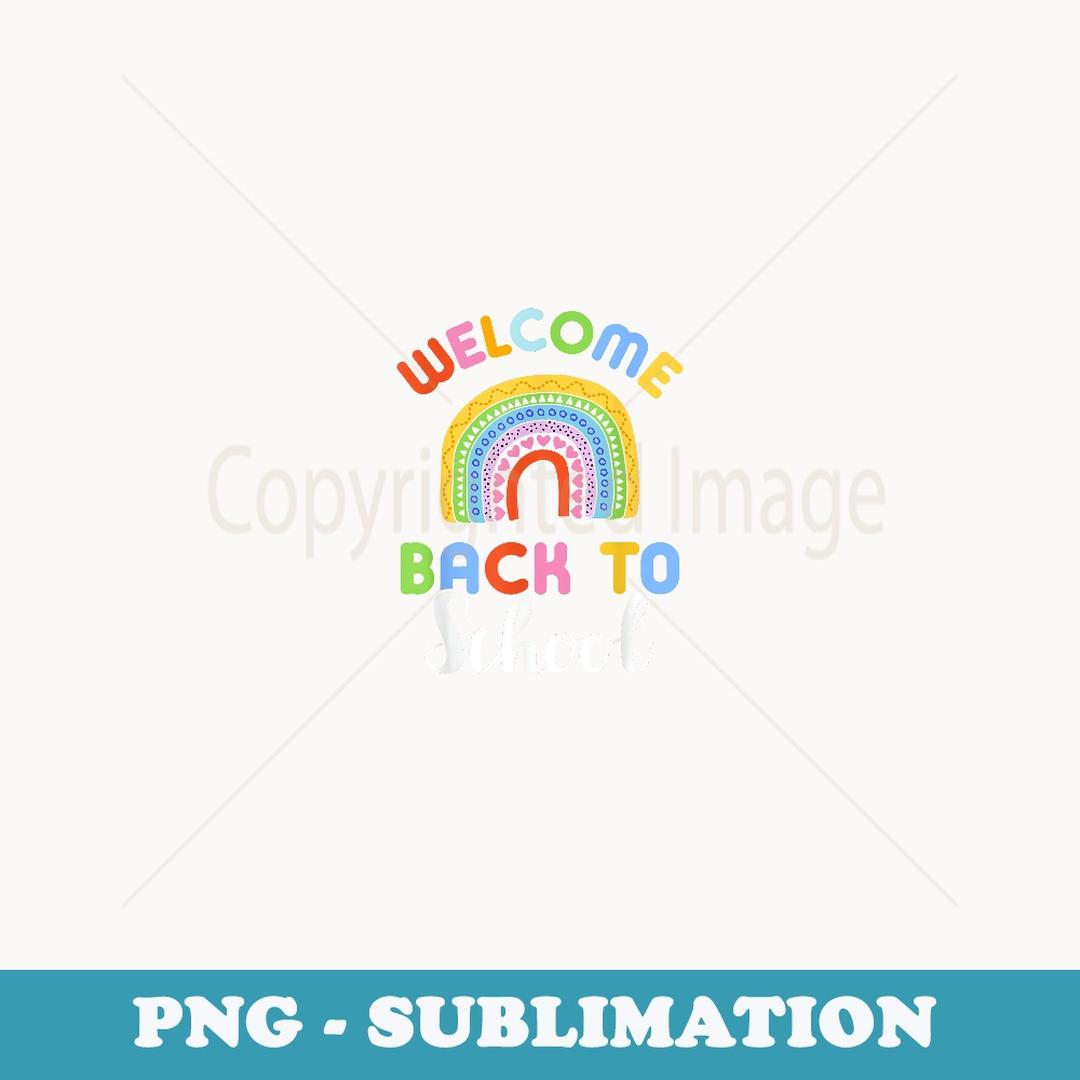 Welcome back to school rainbow for teachers and students - P | Inspire ...