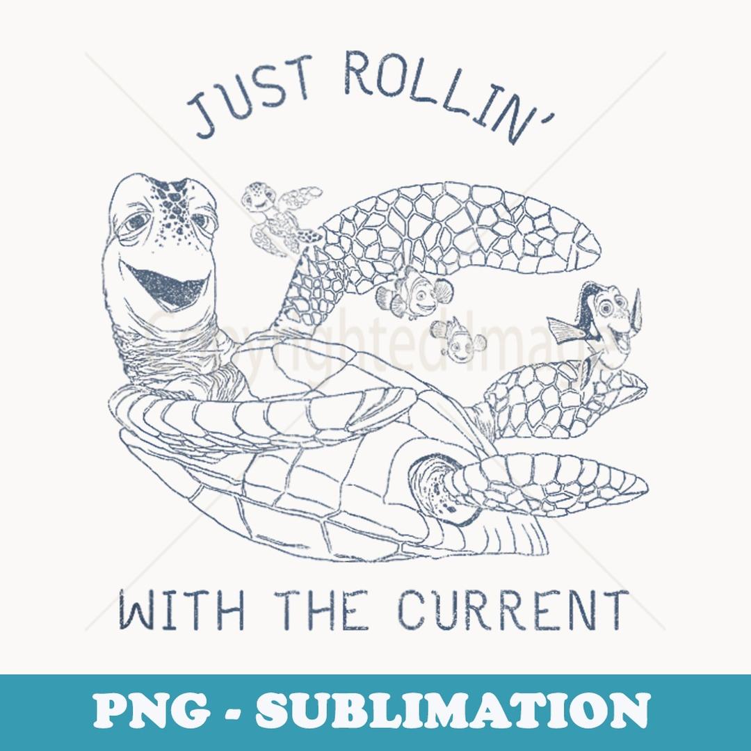 Disney Pixar Finding Nemo Group Shot Rolling With Current - | Inspire ...