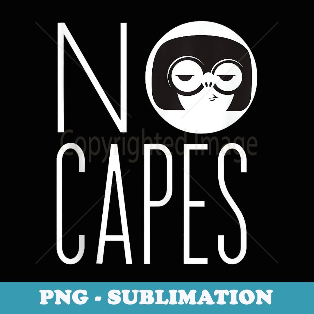 Disney Pixar The Incredibles 2 Edna Mode No Capes Logo - Sty | Inspire ...