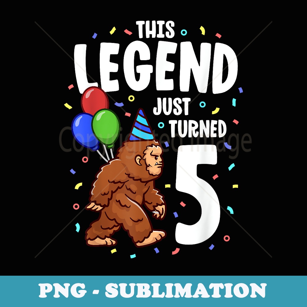 Bigfoot Birthday Party 5 Years Old Sasquatch Theme Boys - Ex | Inspire ...