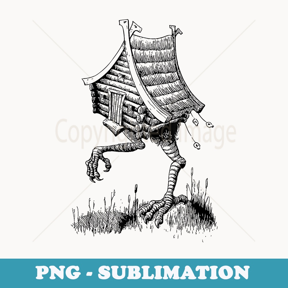 Walking House on Chicken Legs Slavic folklore Baba Yaga Art | Inspire ...