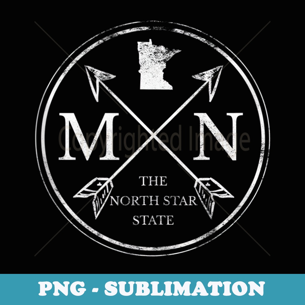 Cute Minnesota MN The North Star State - PNG Sublimation Dig | Inspire ...