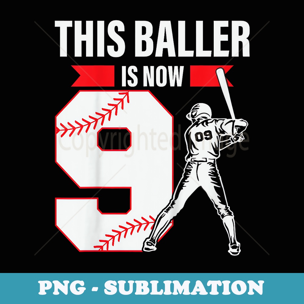 Baseball Player Birthday This Baller Is now nine 9 years - T | Inspire ...