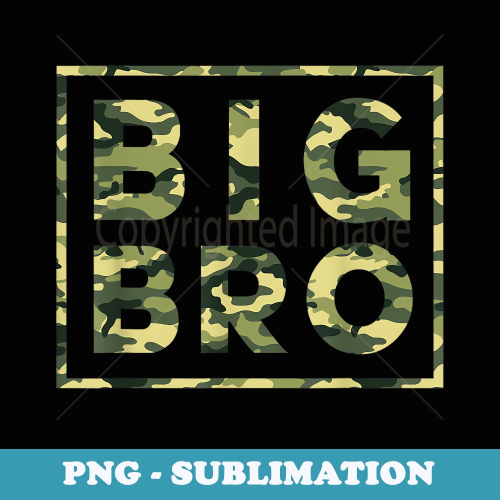Proud Army Big Bro Military Camo American Flag Pattern - Uni | Inspire ...
