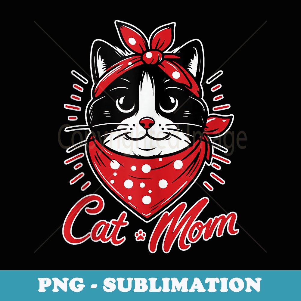 Cute Cat For kid Messy Bun Mom Joke Cat Lover Cat Mom - Inst | Inspire ...