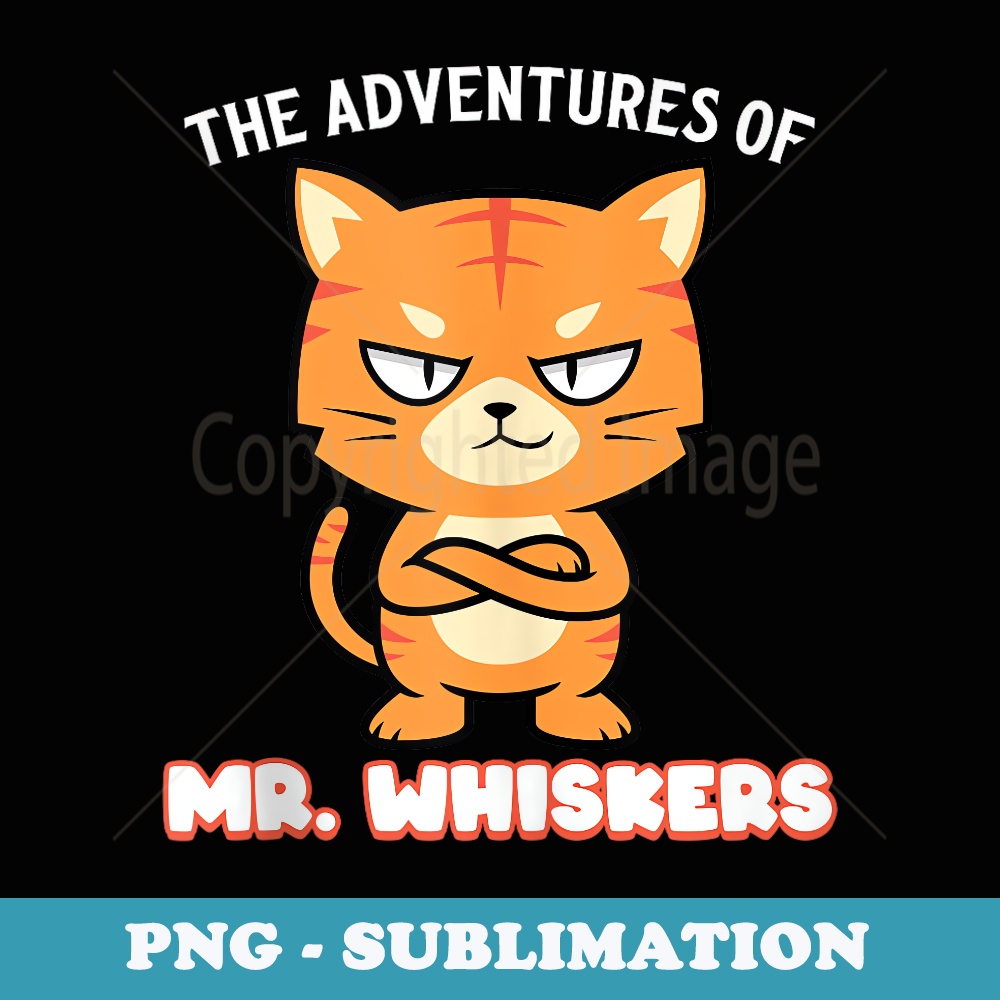 Orange Tabby Cat Adventures of Mr Whiskers Orange Cat Lover | Inspire ...