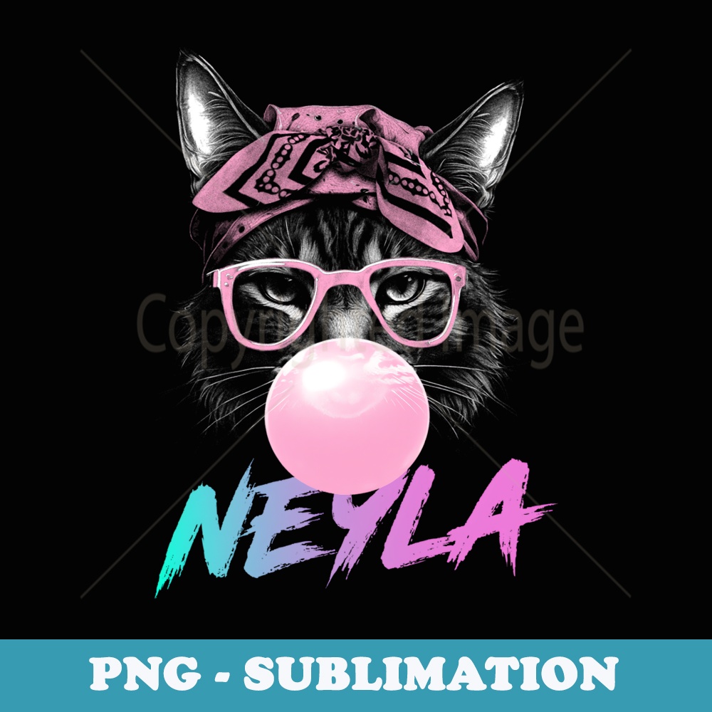 NEYLA - Adorable girl name with cute Cat | Inspire Uplift