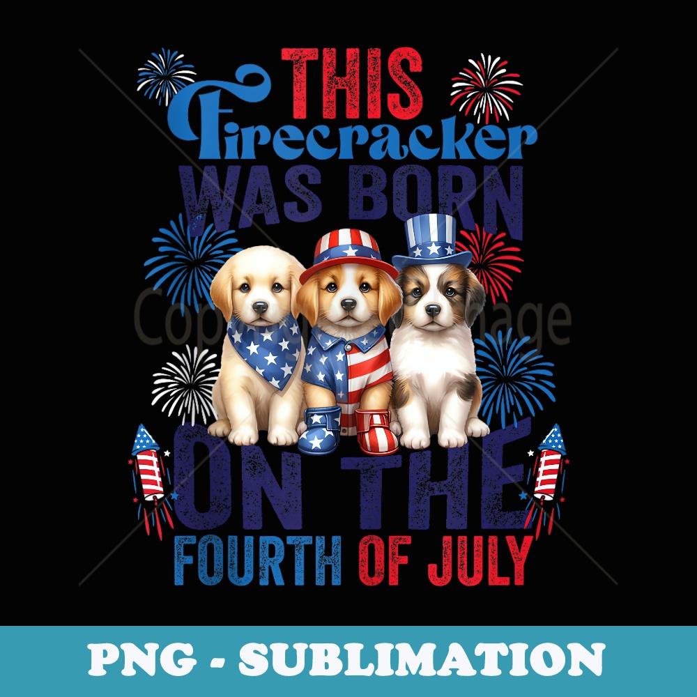This Firecracker Was Born On The Fourth Of July Birthday Dog | Inspire ...