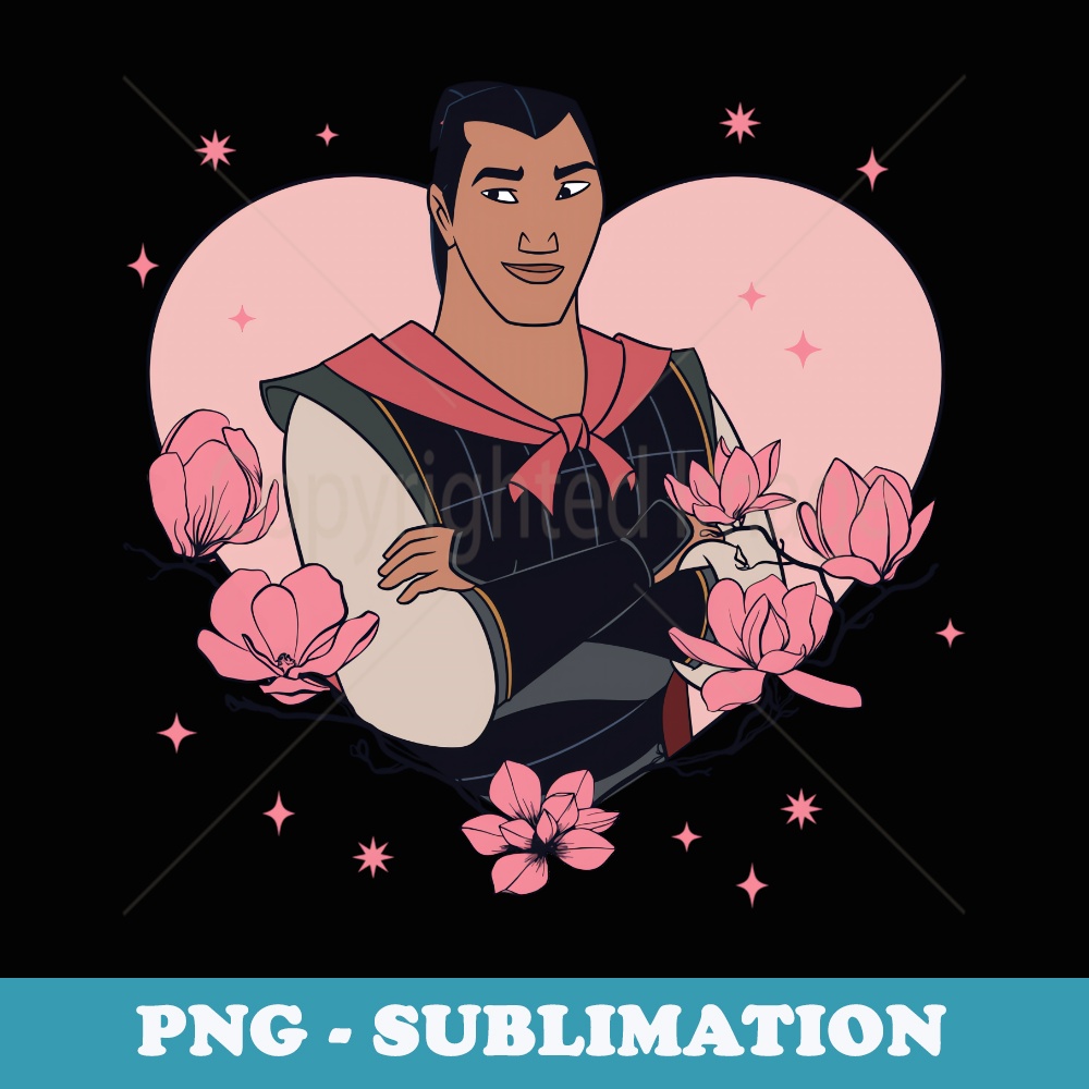 Disney Mulan Valentines Day Li Shang Heart Shape Chest Logo | Inspire ...
