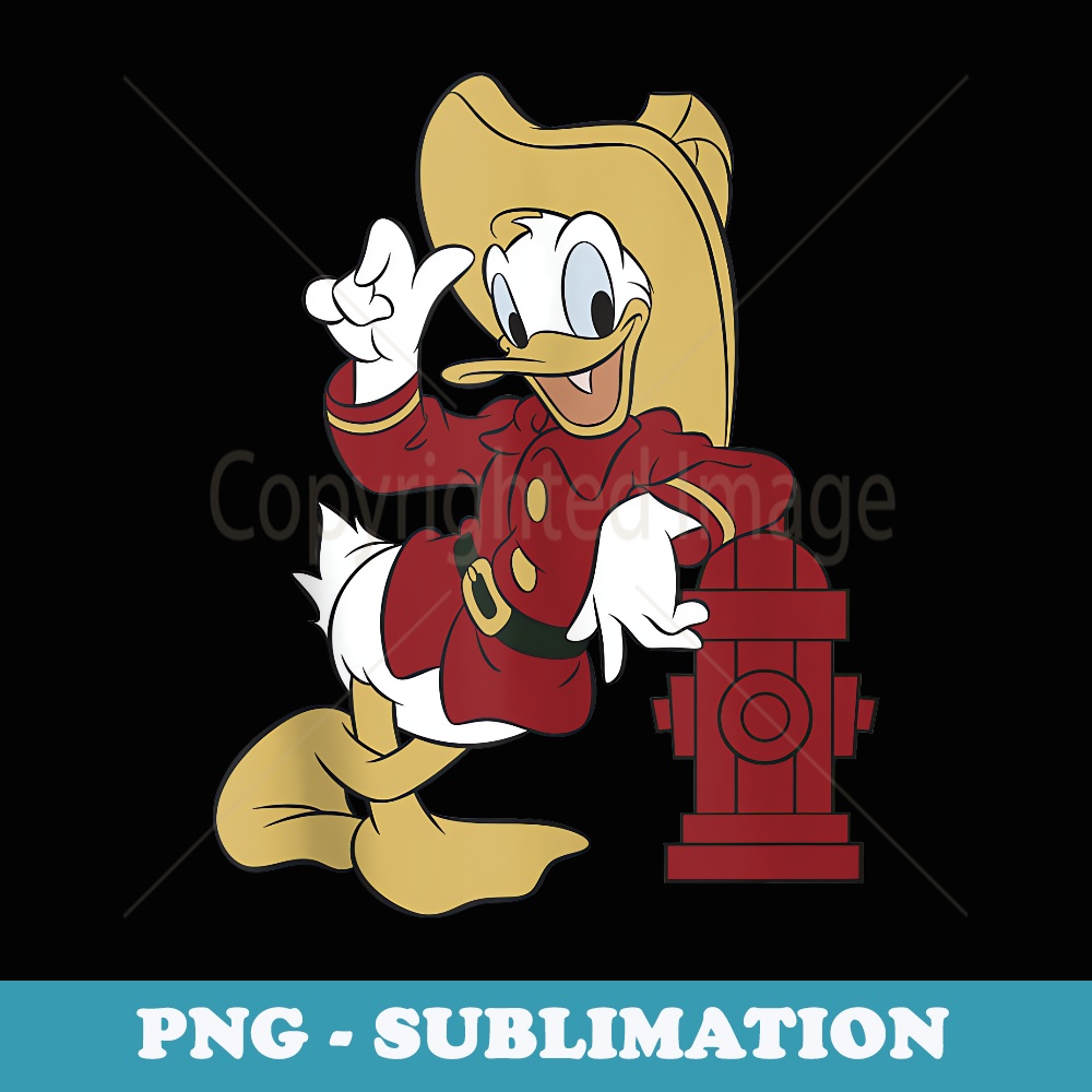 Disney Donald Duck Firefighter Outfit - Premium Sublimation | Inspire ...