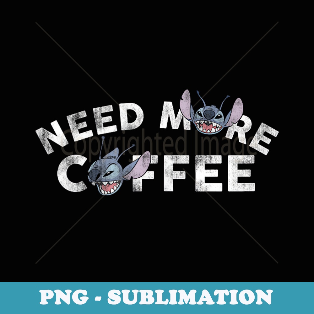 Disney Lilo & Stitch Stitch Faces Need More Coffee - Premium | Inspire ...