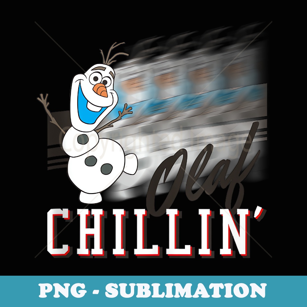 Disney Frozen Olaf Chillin Dragged Mirage Happy Logo - Vinta | Inspire ...