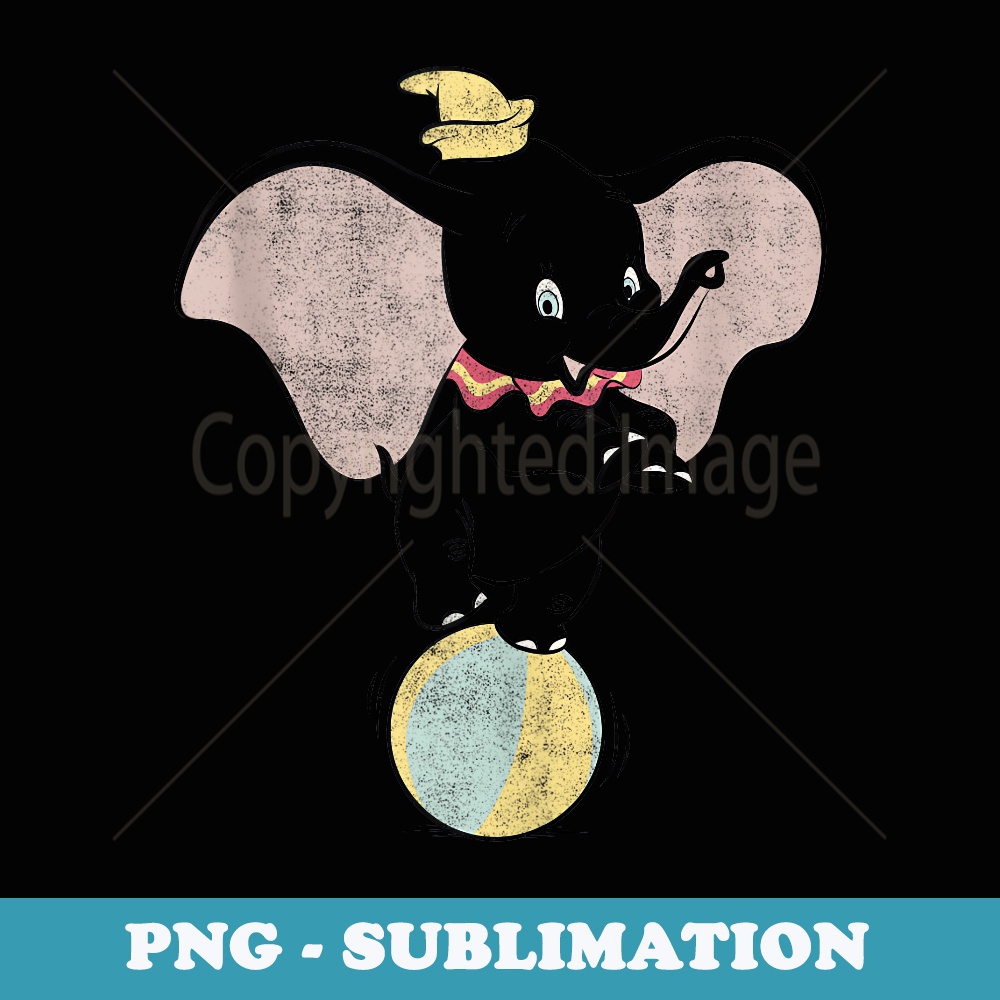 Disney Dumbo Ball Portrait - Decorative Sublimation PNG File | Inspire ...