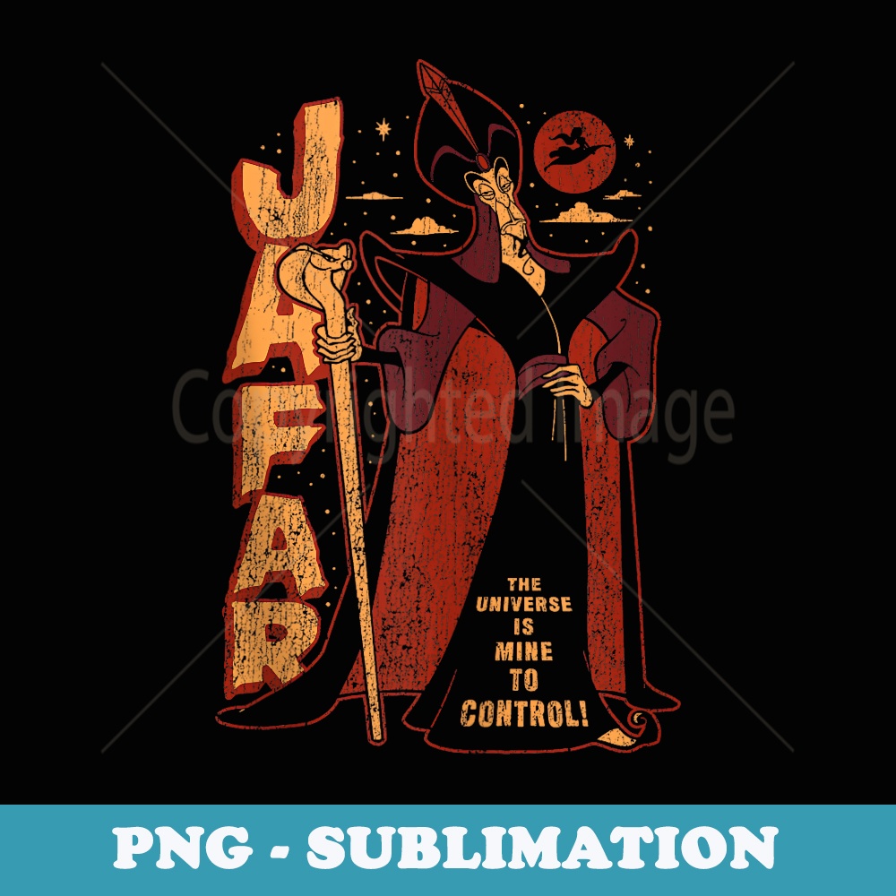 Disney Aladdin Jafar Distressed Portrait Logo - Special Edit | Inspire ...