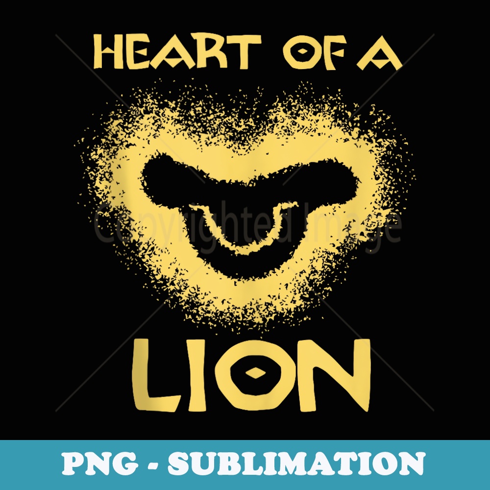 Disney The Lion King Heart Of A Lion Young Simba Logo - Excl | Inspire ...
