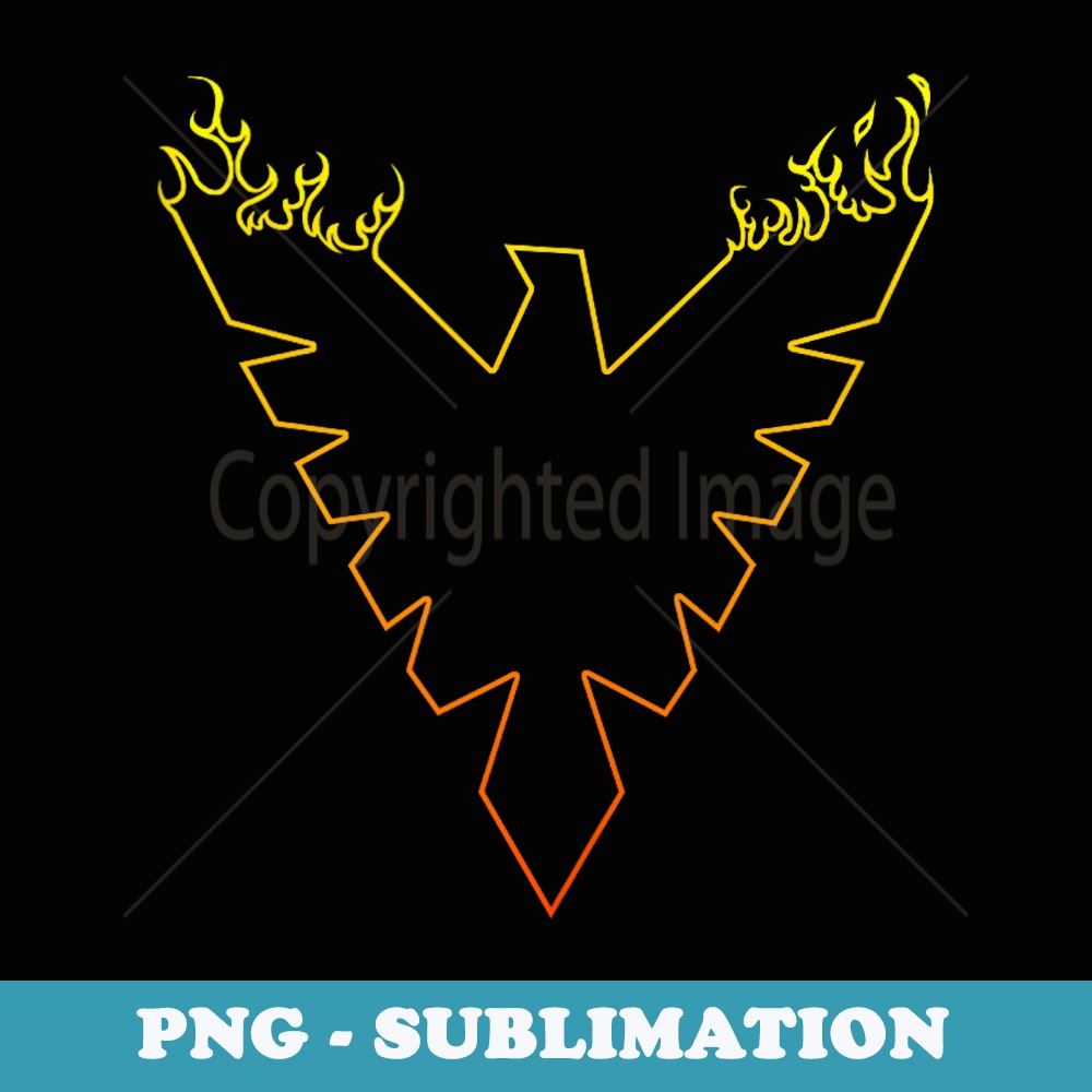 Marvel X-Men Phoenix Chest Symbol Engulfed By Flames - Artis | Inspire ...