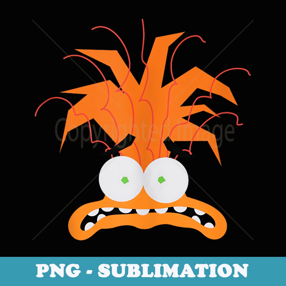 Disney Pixar Inside Out 2 Anxiety Big Head Logo - PNG Sublim | Inspire ...