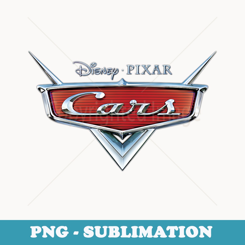 Disney Pixar Cars Movie Logo - Digital Sublimation Download | Inspire ...
