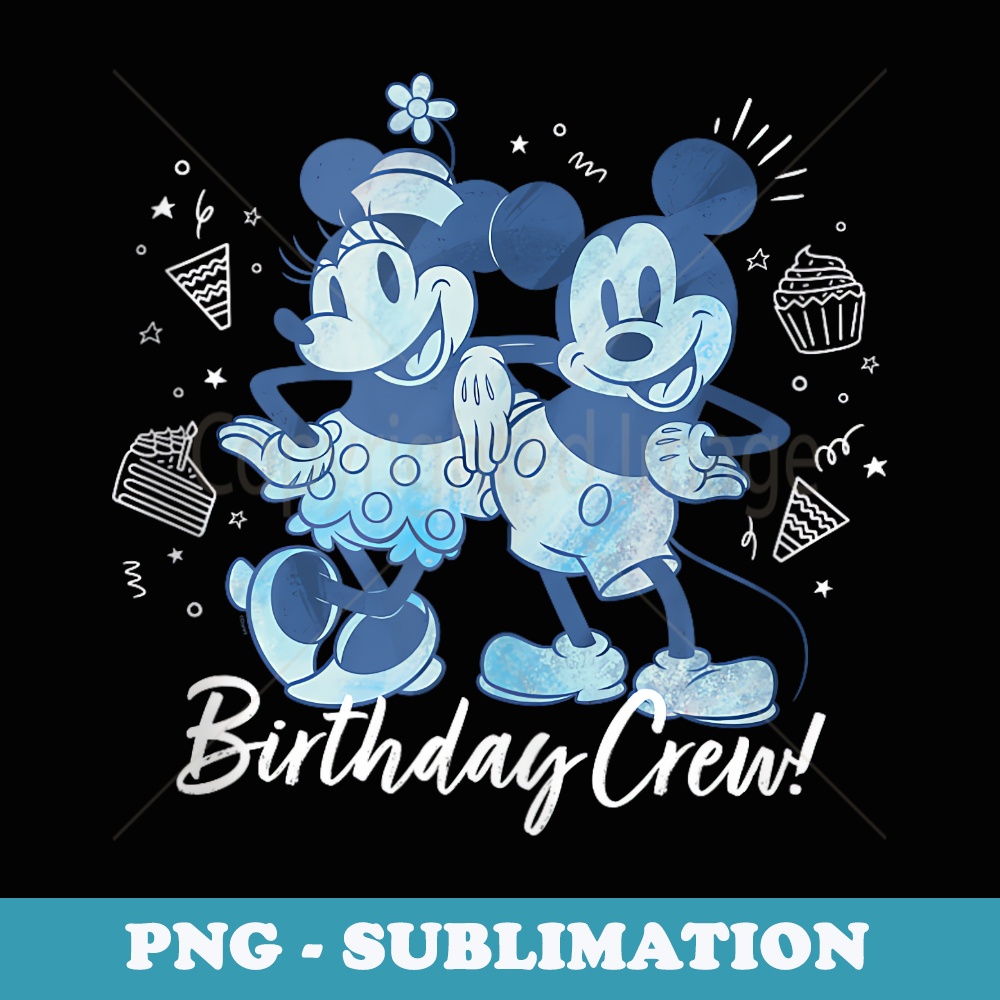 Disney Mickey Mouse and Minnie Mouse Birthday Crew Retro - C | Inspire ...