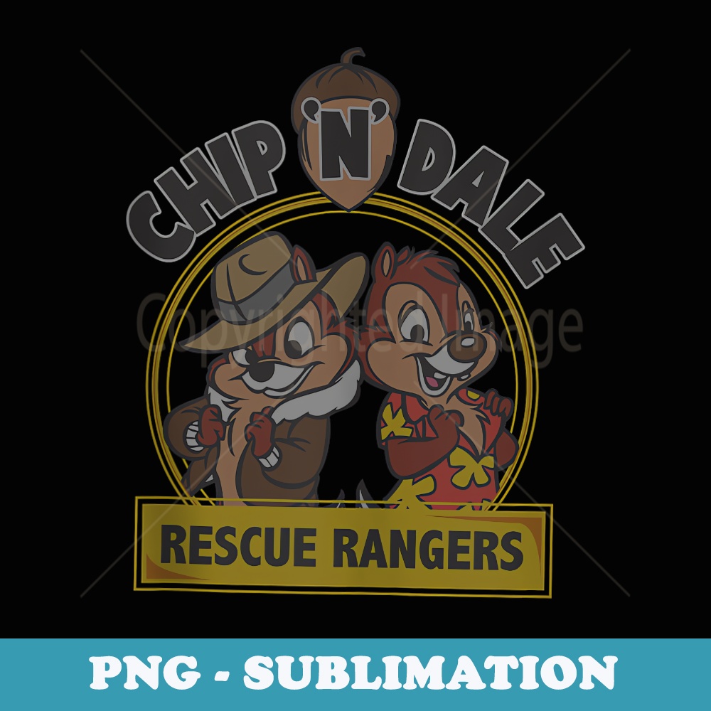 Disney Chip n Dale Rescue Rangers Iconic Logo - Digital Subl | Inspire ...