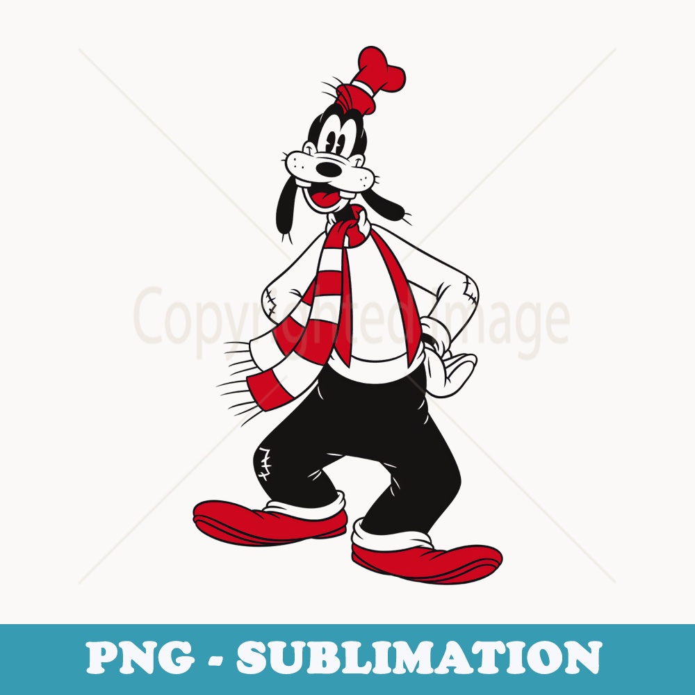 Disney Goofy Christmas Outline - Elegant Sublimation PNG Dow | Inspire ...