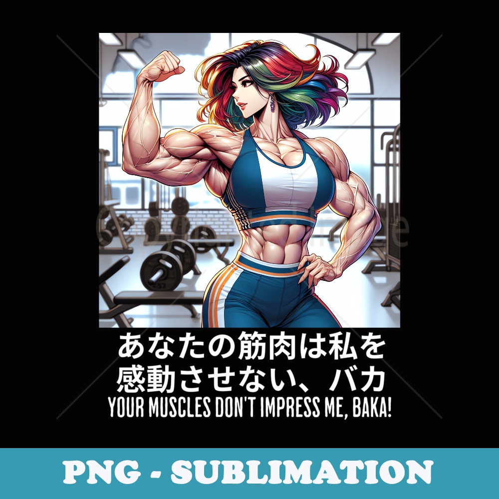 Your Muscles Dont Impress Me BAKA Funny Anime Girls - Aesthe | Inspire ...