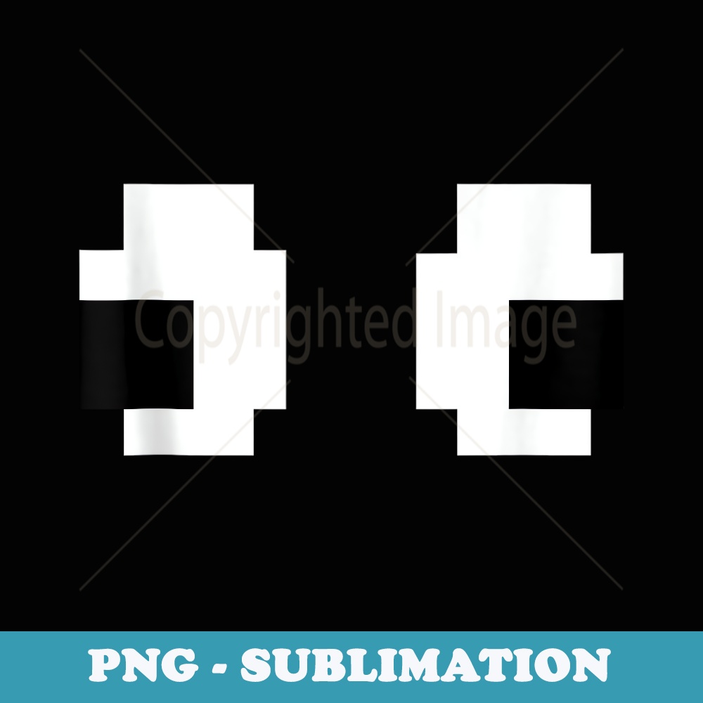 Pixel Retro Arcade Game Ghost Eyes Halloween Group Costumes | Inspire ...