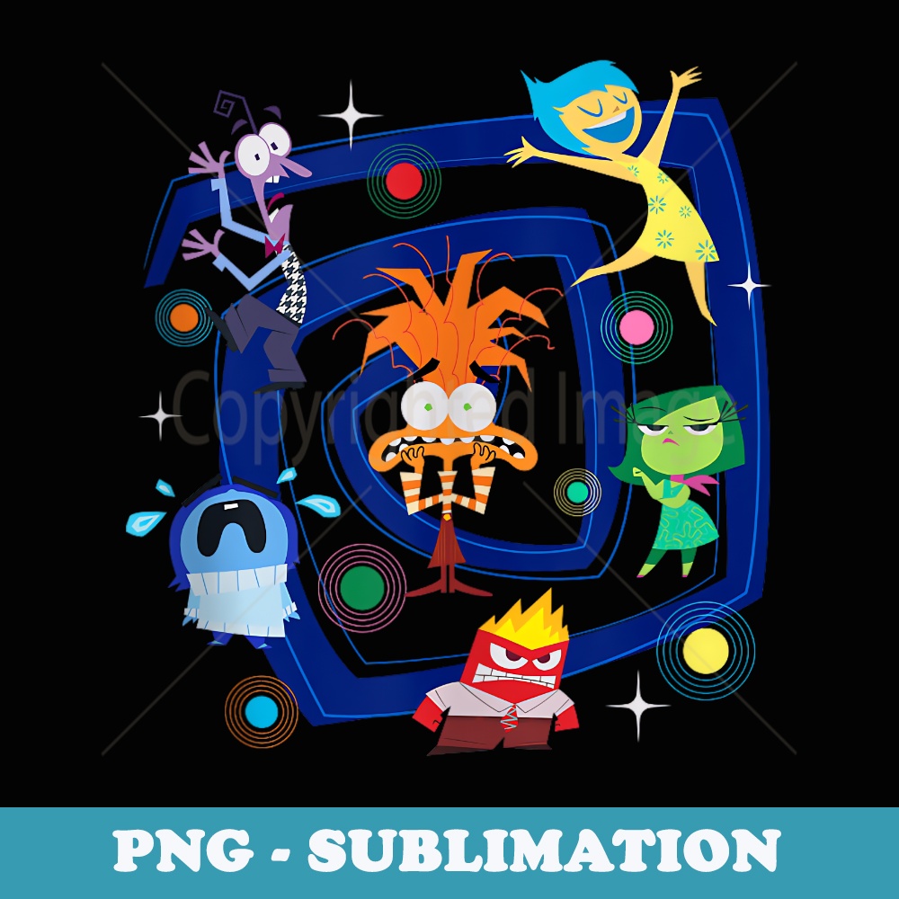 Disney Pixar Inside Out 2 Emotions Spiral Of Anxiety Retro - | Inspire ...