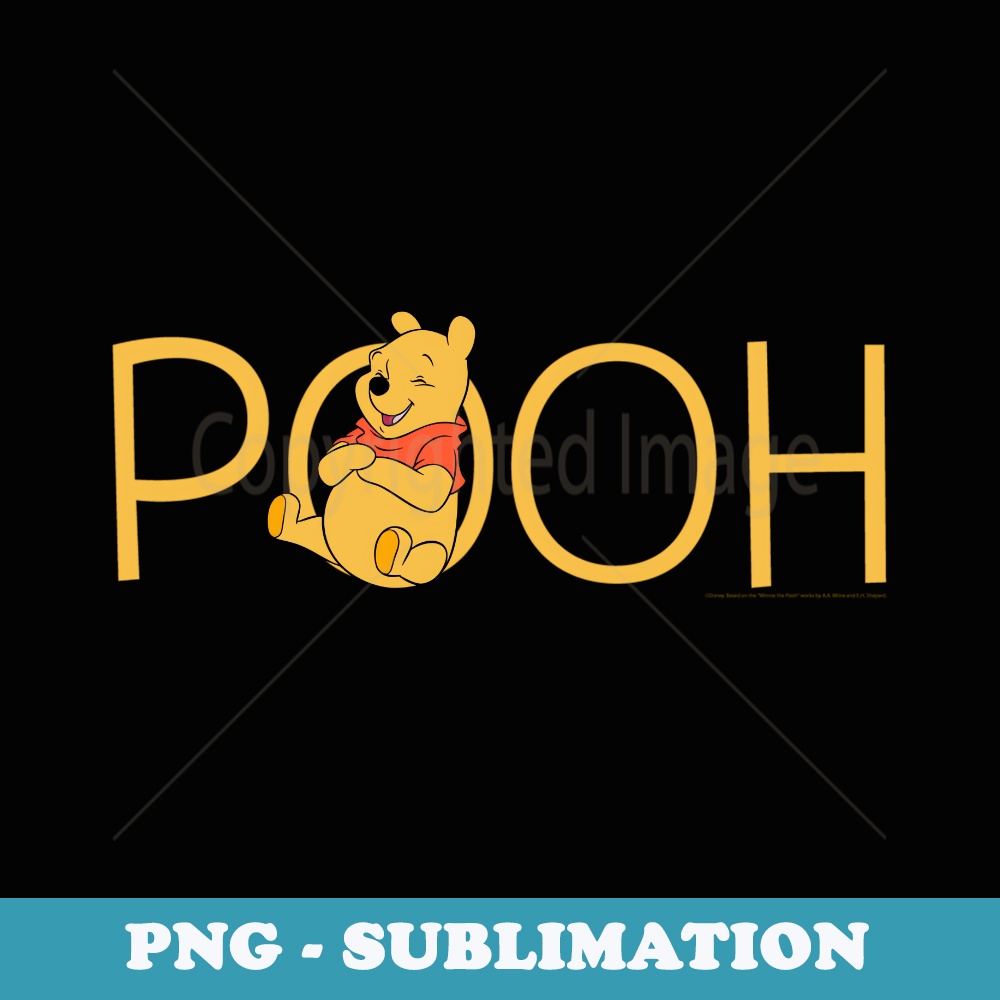 Disney Winnie the Pooh Classic Lettering - Elegant Sublimati | Inspire ...