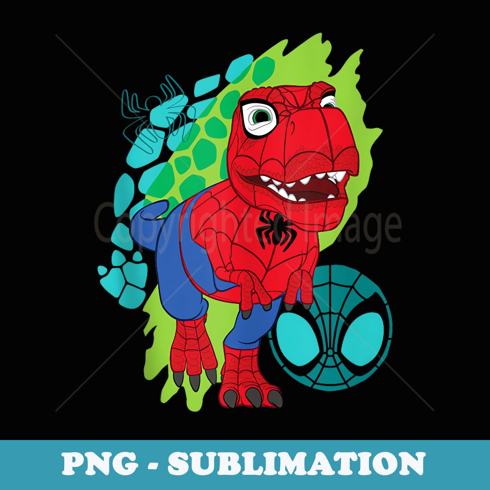 Marvel Spidey And His Amazing Friends Spider-Rex Cute Shot - | Inspire ...