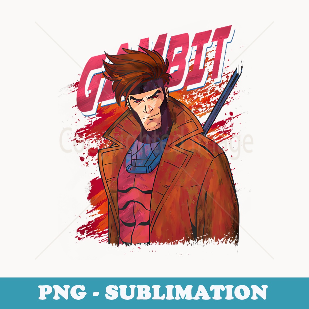 Marvel X-Men Gambit Paint Strokes Vintage Portrait - Modern | Inspire ...