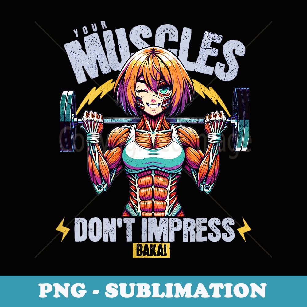 s Your Muscles Dont Impress Me BAKA Funny Anime Female - Ret | Inspire ...