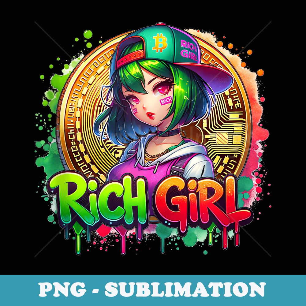 Rich Girl Anime Streetwear Graphics Urban Hip Hop Designs - | Inspire ...