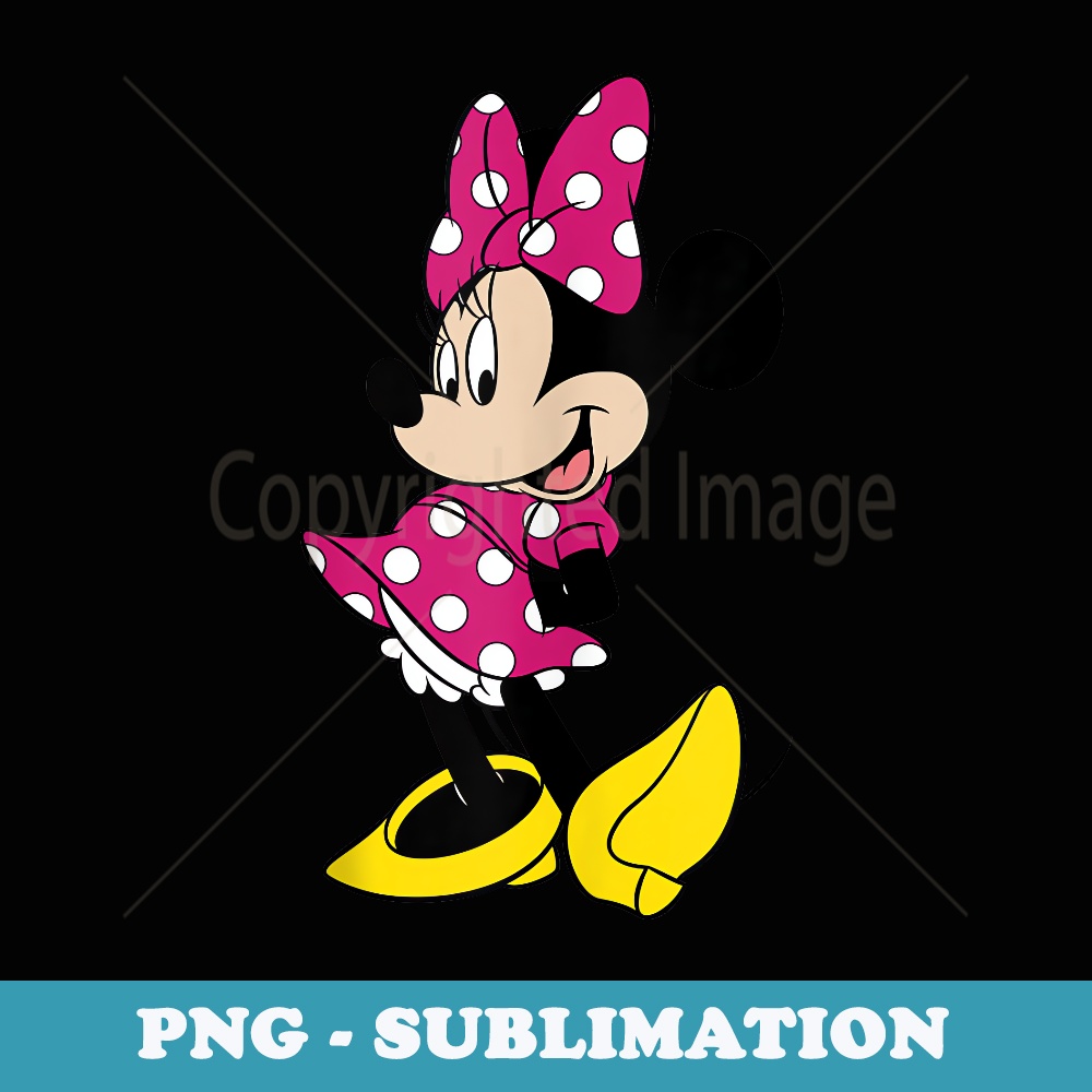 Disney Minnie Mouse Pink And White Polka Dots Dress Portrait Inspire 8889