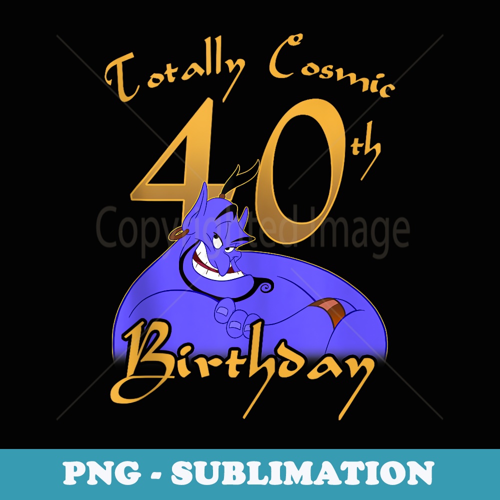 Disney Aladdin Genie Totally Cosmic 40th Birthday - Special | Inspire ...