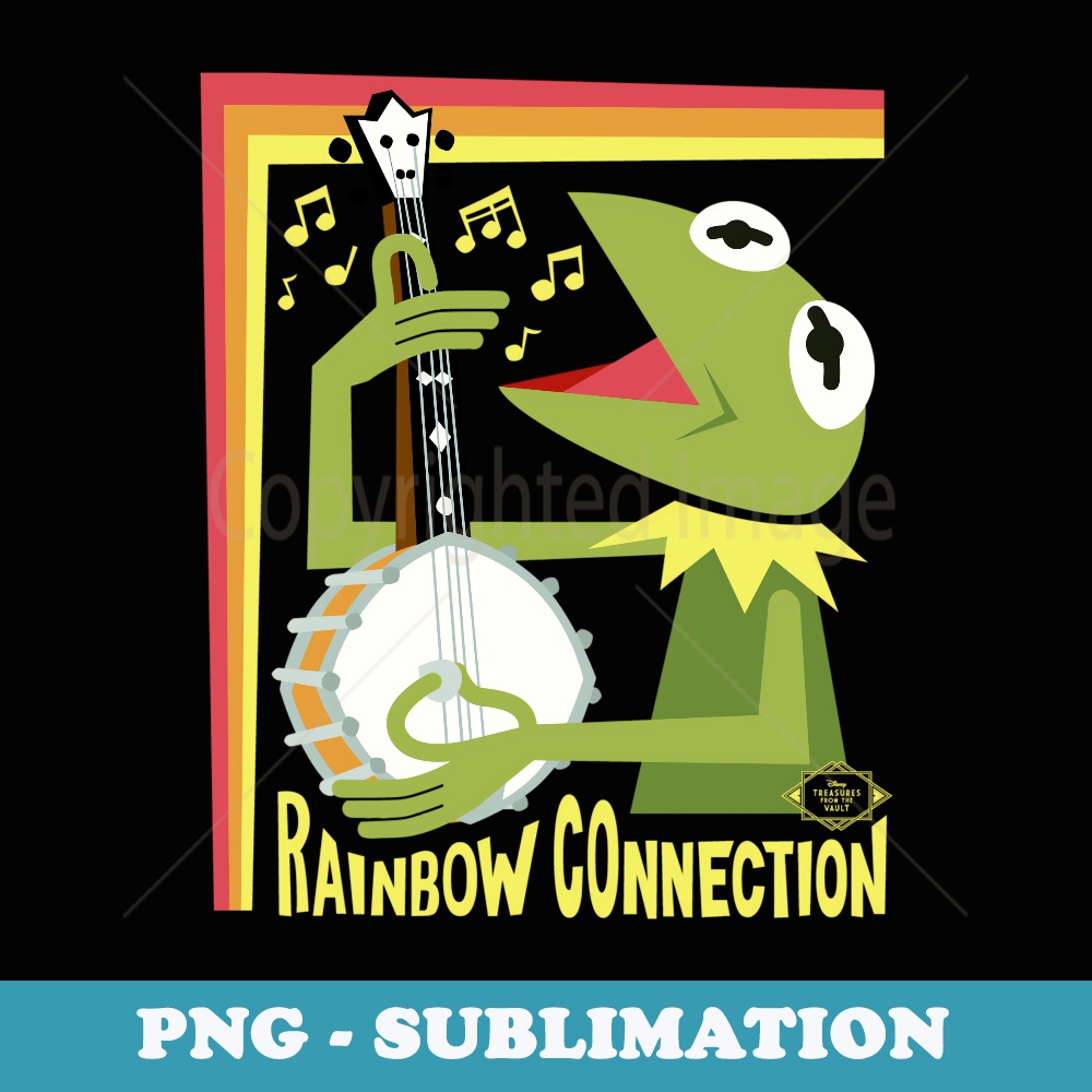 Disney The Muppet Movie Kermit Rainbow Connection Stylized - | Inspire ...