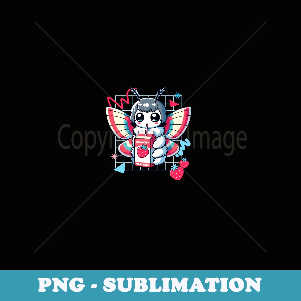 Kawaii Moth Strawberry Milk Shake Carton Japanese Anime - PN | Inspire ...