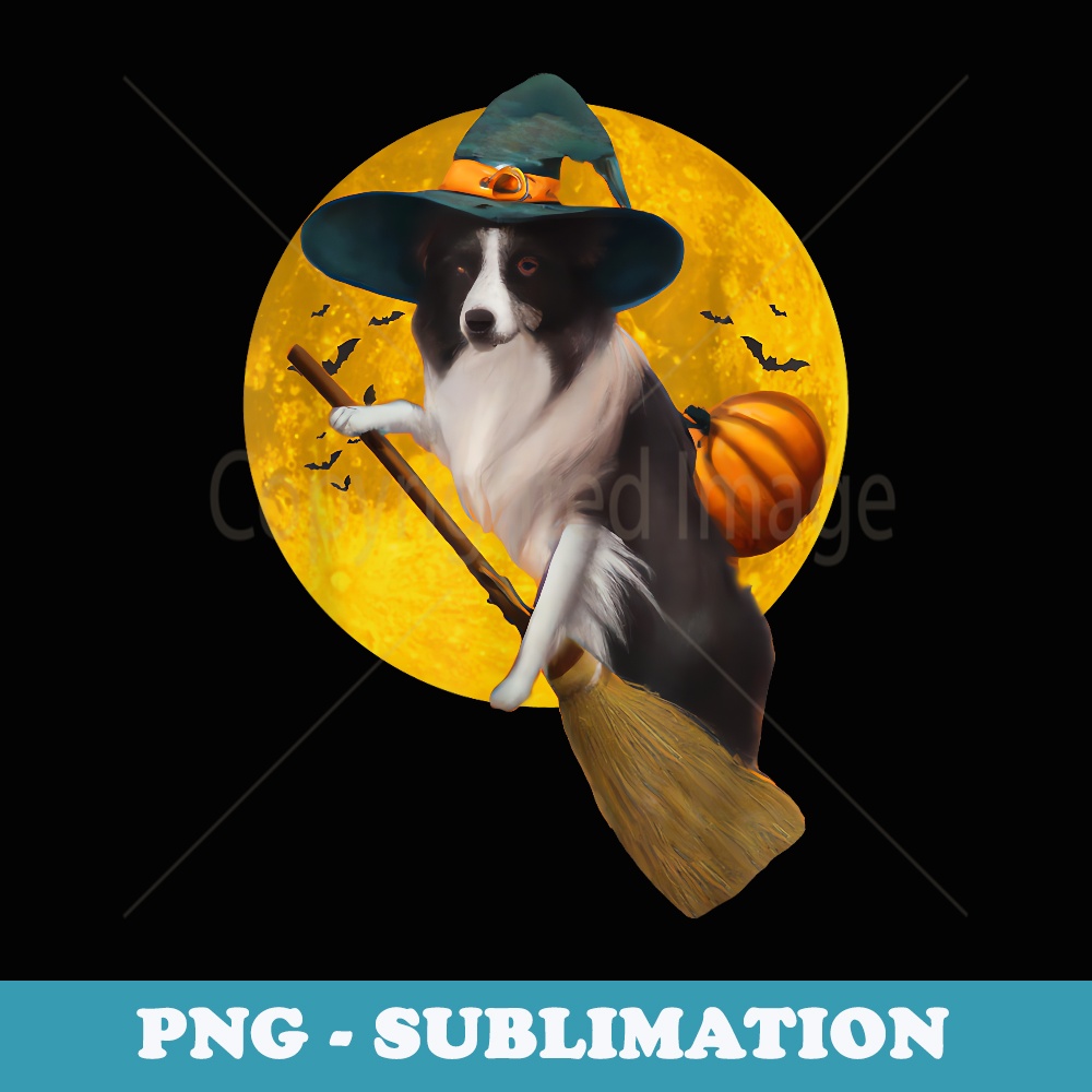Border Collie Halloween Costume Dog - Instant Sublimation Di | Inspire ...