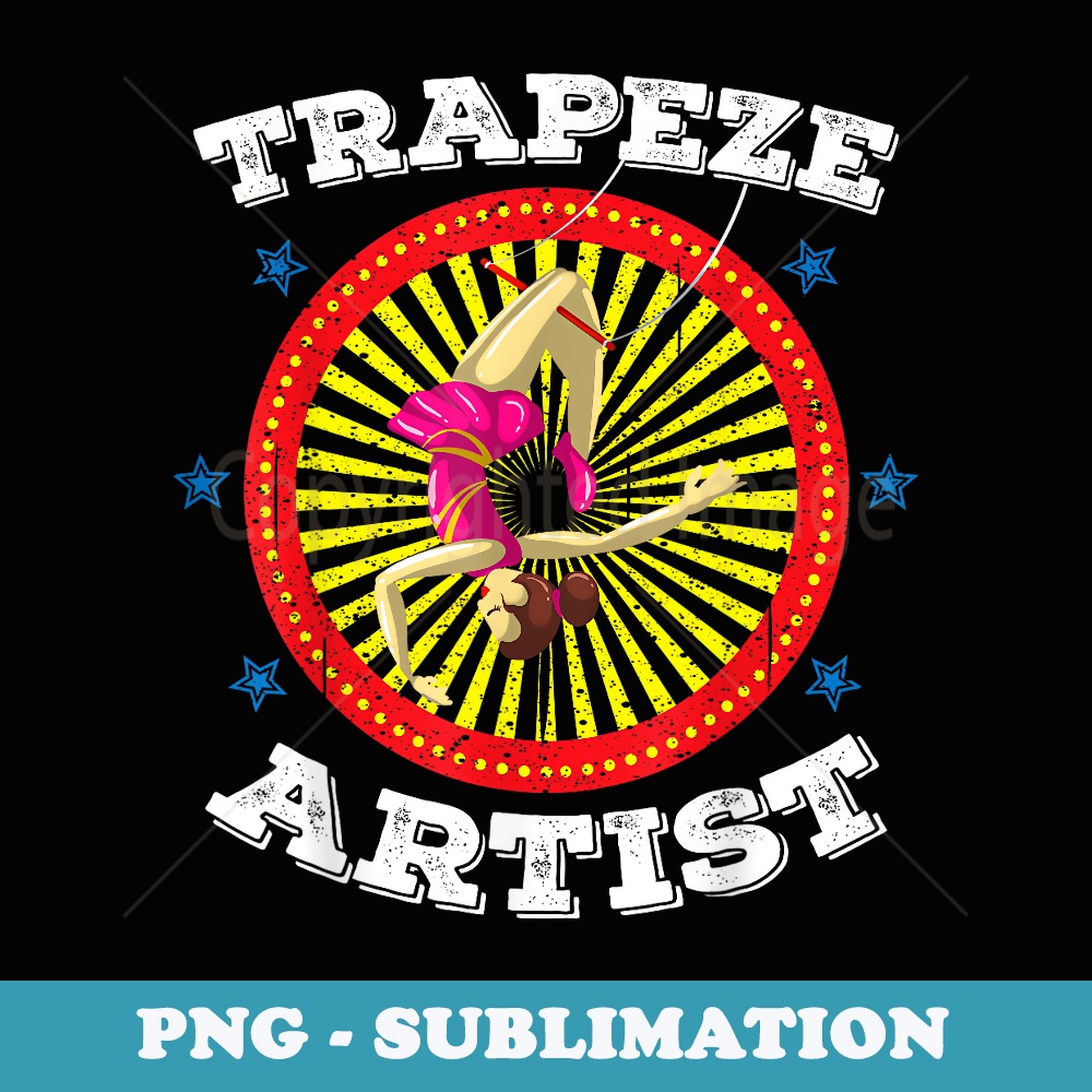 Cute Trapeze Artist Funny Circus Aeralist - Decorative Subli | Inspire ...