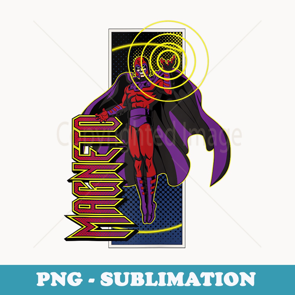 Marvel X-Men 97 Magneto Vintage Classic Comic Panel - PNG Tr | Inspire ...