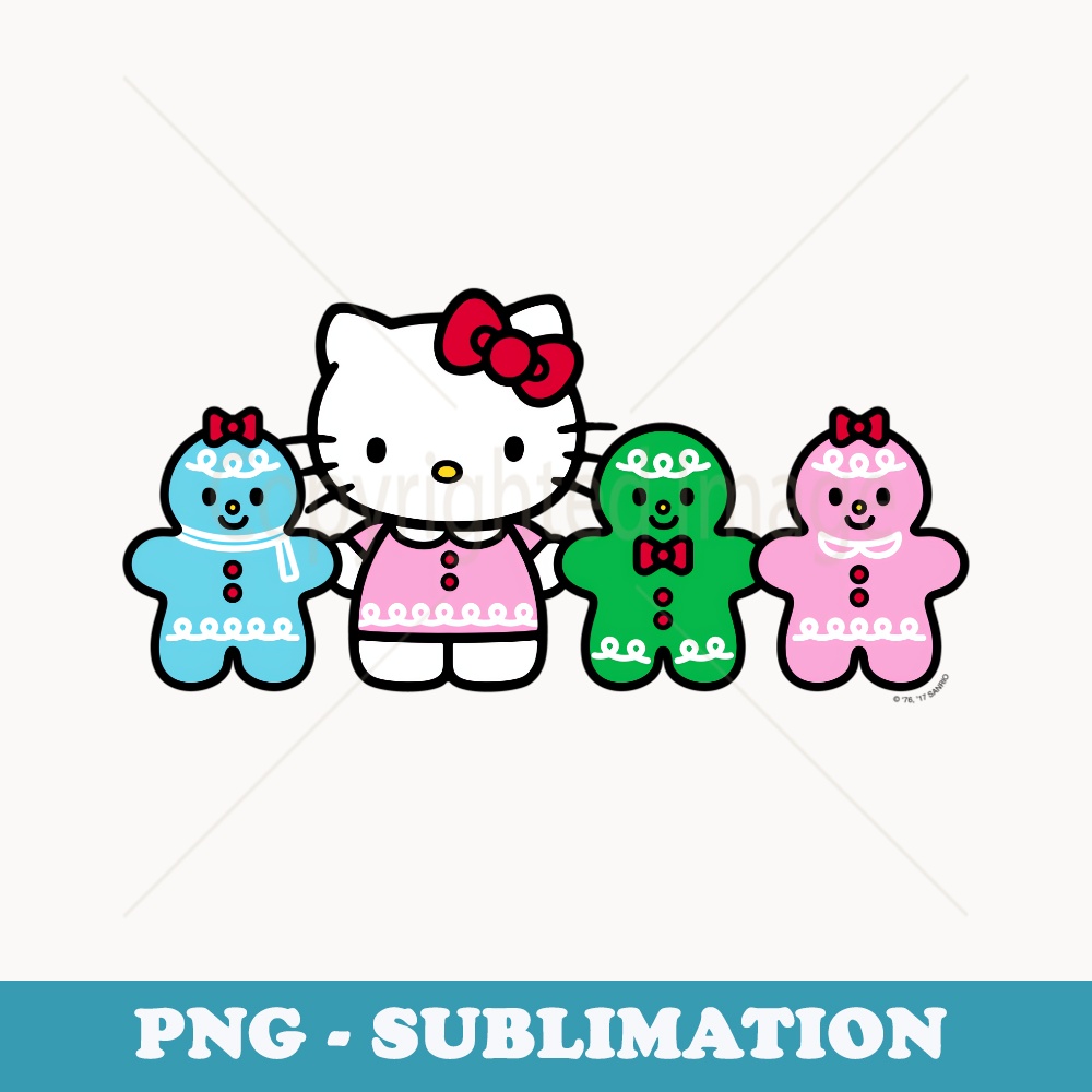 Hello Kitty Gingerbread Friends - Sublimation Digital Downlo | Inspire ...