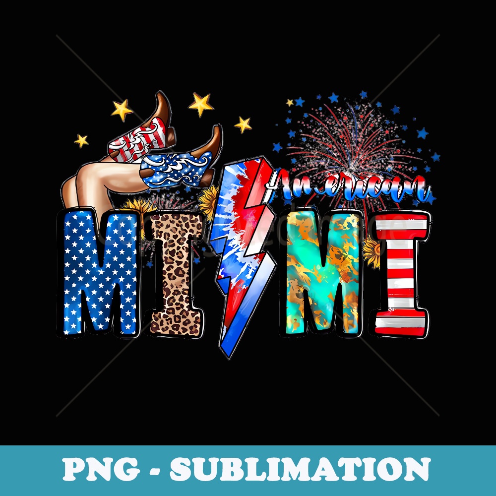 Western Leopard American Mimi Freedom Cowgirl 4th of July - | Inspire Uplift