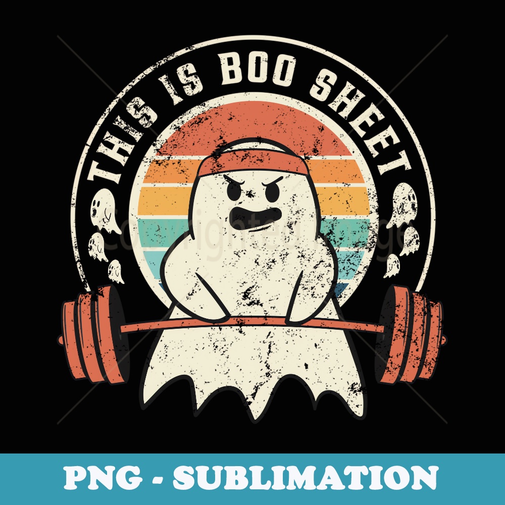 Funny Ghost This Is Boo Sheet Halloween Ghost Exercise Gym - | Inspire ...