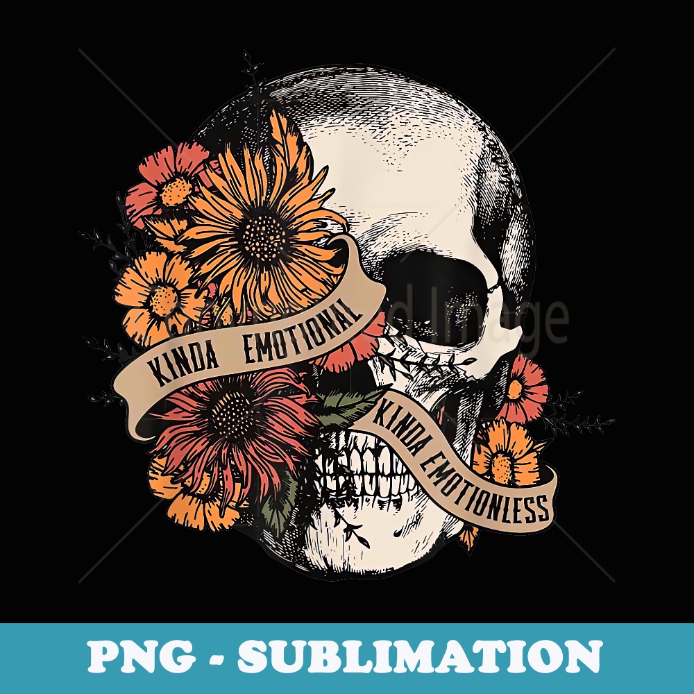 Kinda Emotional Kinda Emotionless Funny - Premium PNG Sublim | Inspire ...