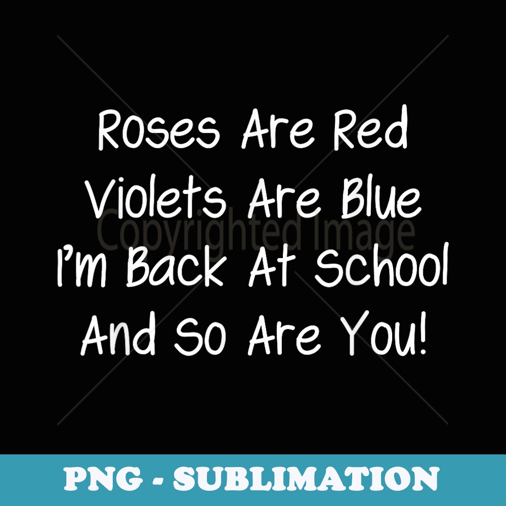 Funny Back To School Poem For Teachers Poetry Theme - Premiu | Inspire ...