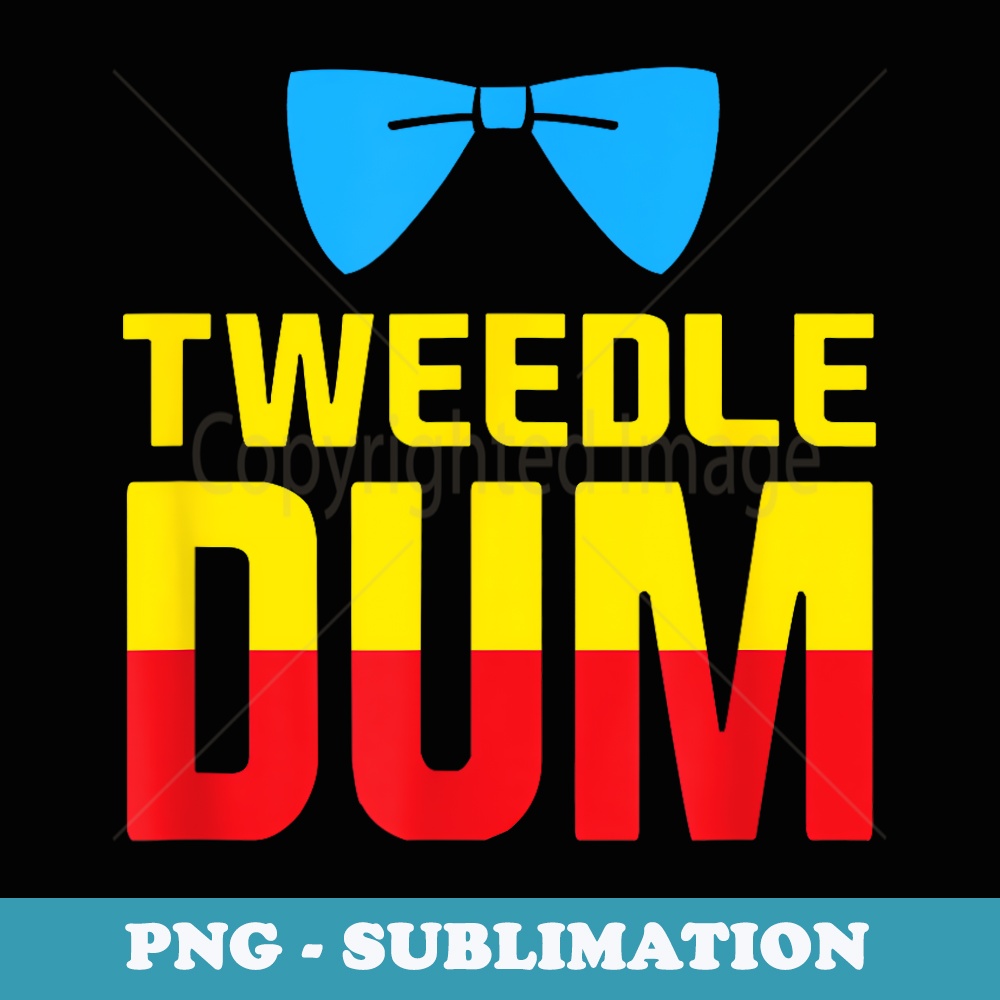 Tweedle Dum - PNG Transparent Sublimation File | Inspire Uplift