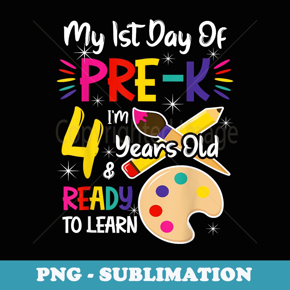 My First Day Of Pre-K 4 Years old Back to School - Exclusive | Inspire ...