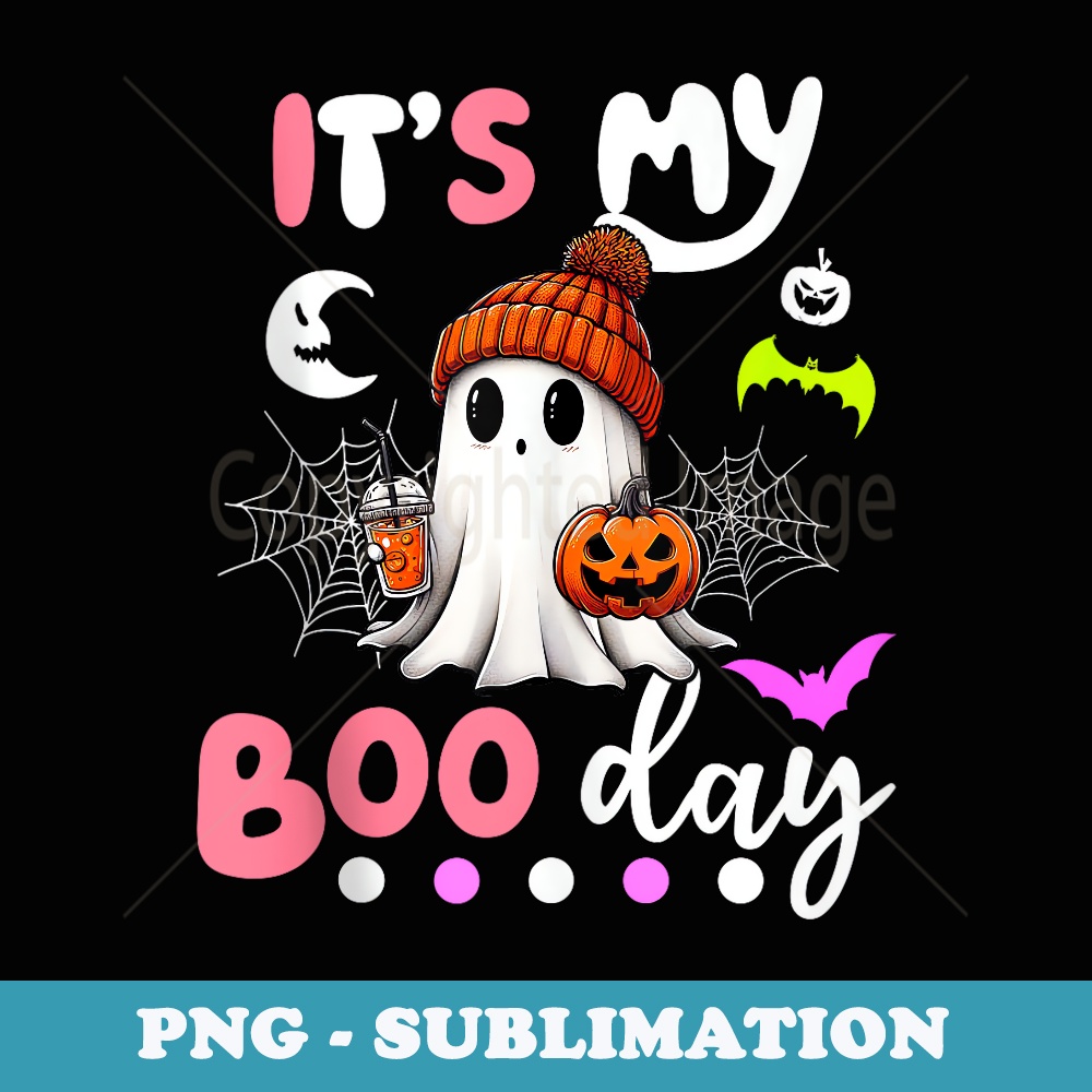 Funny Its My Boo Day Cute Halloween Birthday Ghost Pink Bow | Inspire ...