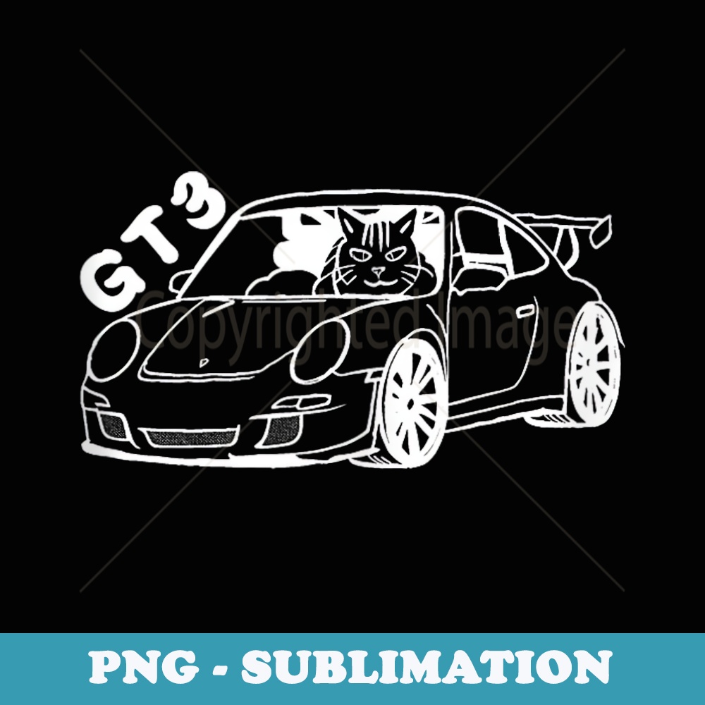 JDM Cat Driving gt3 rs car art Japanese Drift Car funny v1 - | Inspire ...